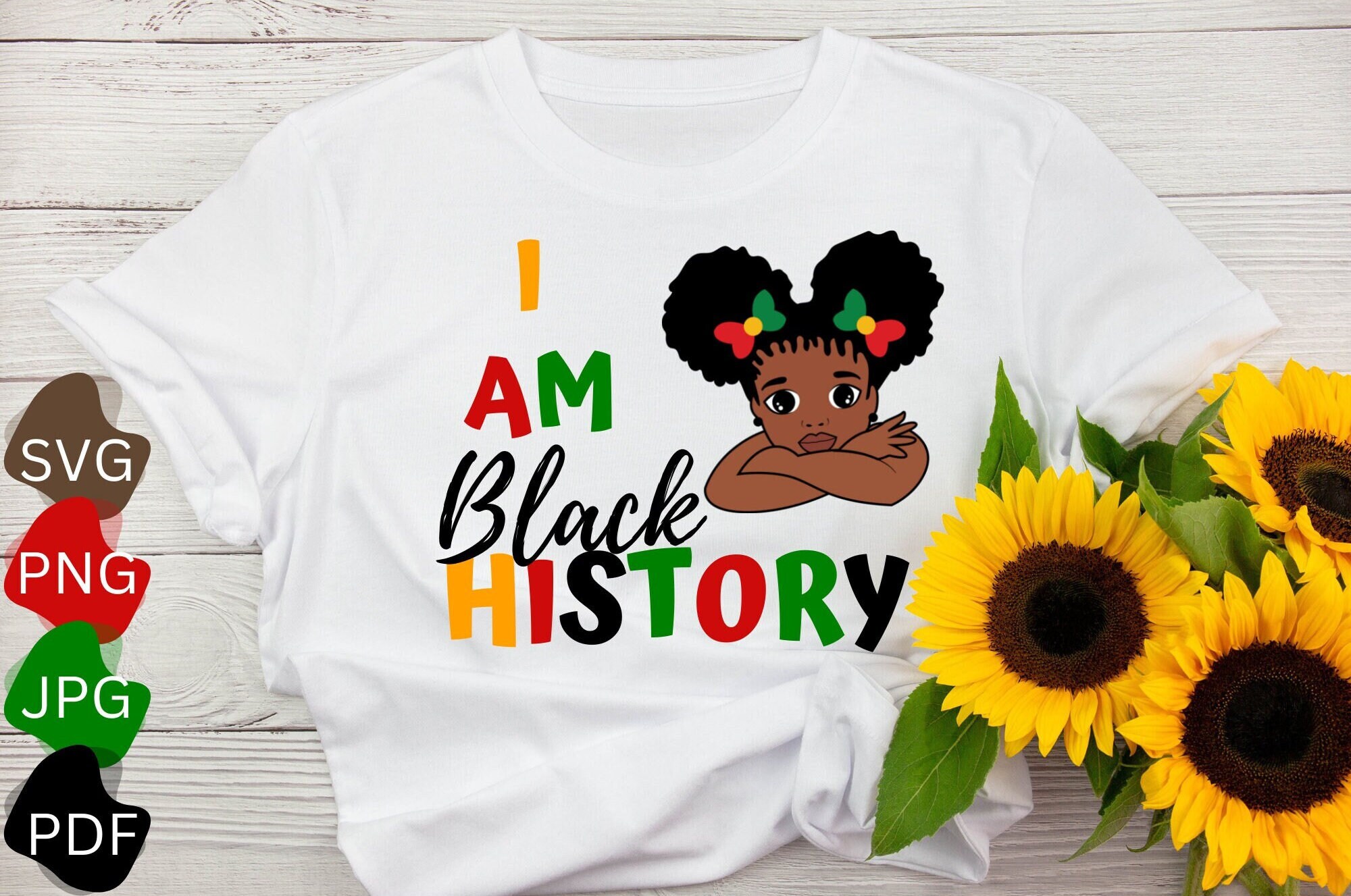 I Am Black History Svg African American Svg Black Girl Svg Etsy