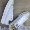 Ivory Wedding Converse High Top, Custom Converse Shoes, Lace High Top ...