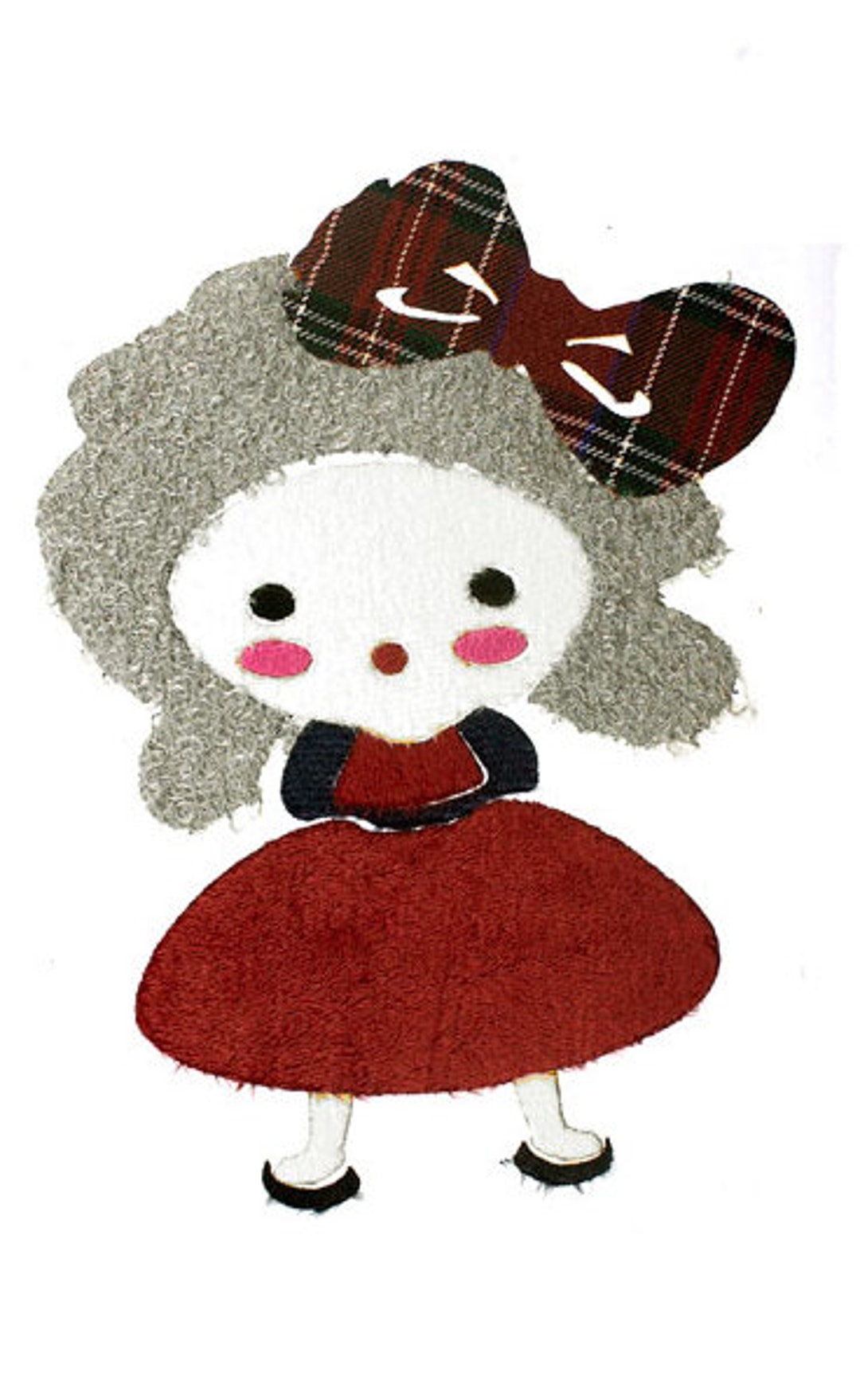 Iron on Patch Girl-patches Embroidered Diy Clothing ,iron on Jacket ...