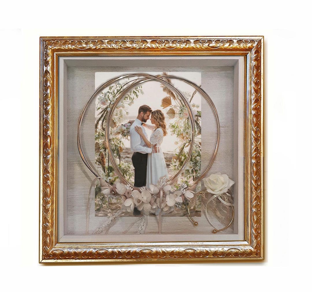 Stephanothiki/ Wedding Crown Case / Wedding Gift/ Wall-mounted With ...