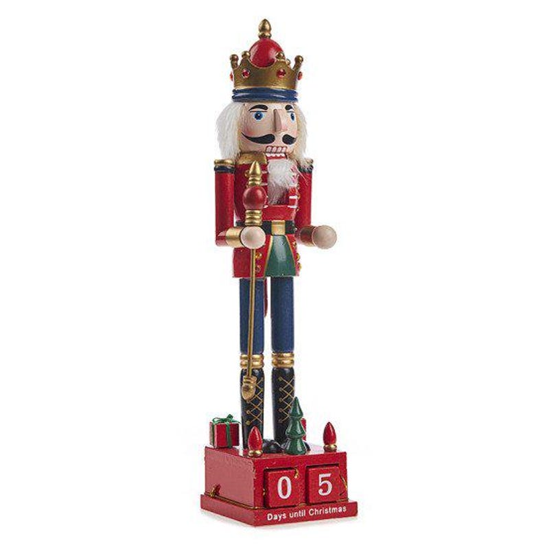 Christmas Wooden Nutcracker Calendar.red or Green .nutcracker( 16in ...