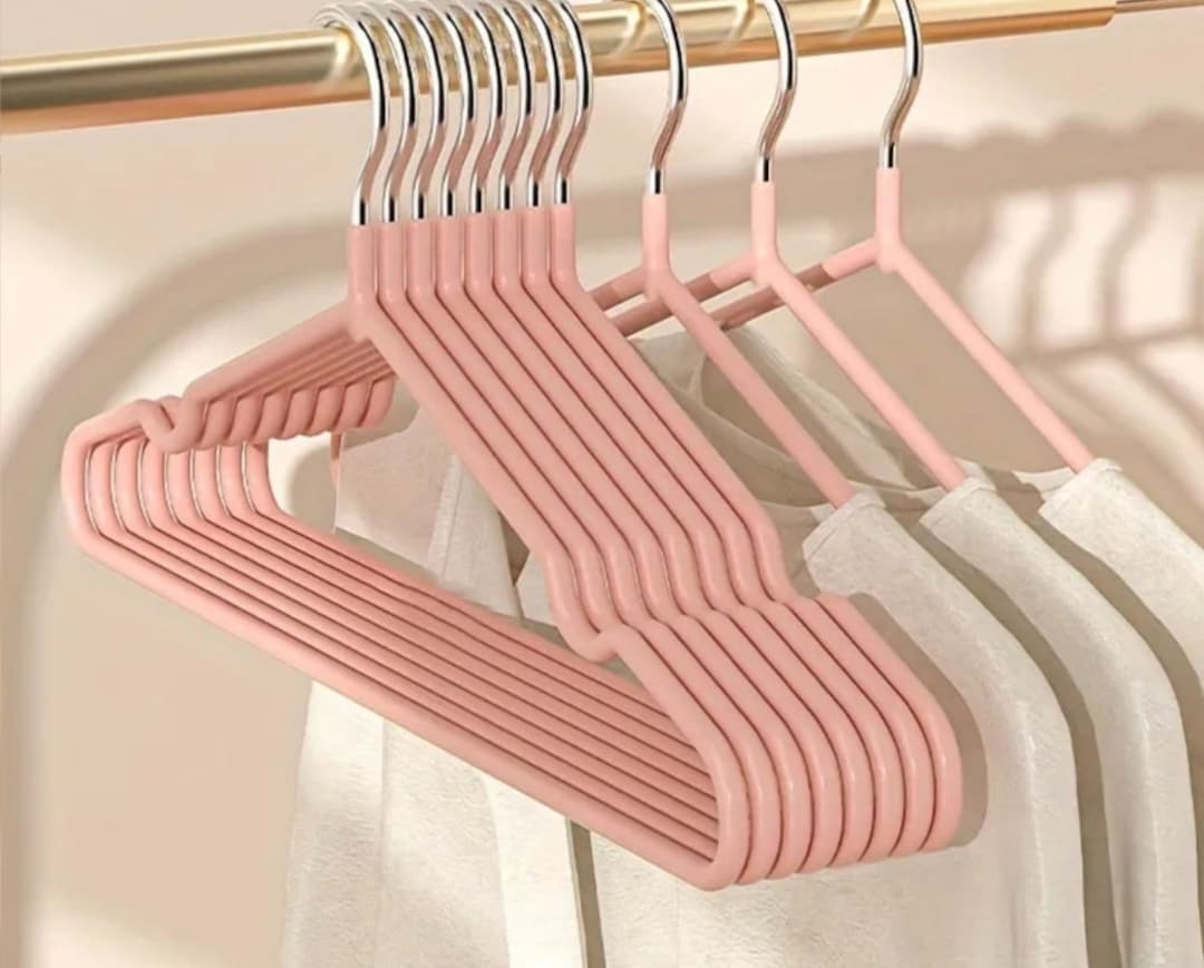 Metal Clothes Hangers ANTI-SLIP ,storage Organization,clothes ...