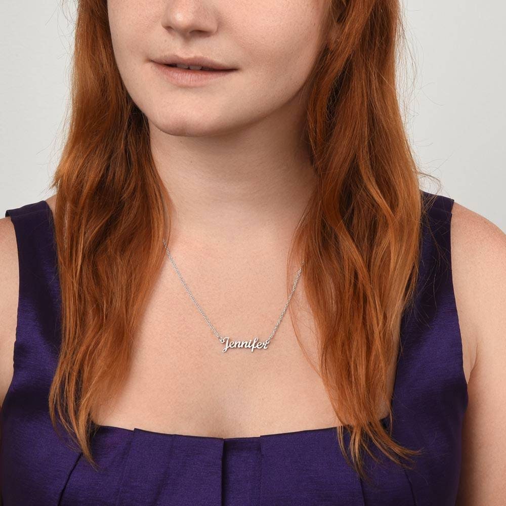 Personalized Name Necklace, College Graduation Gift for Daughter ...