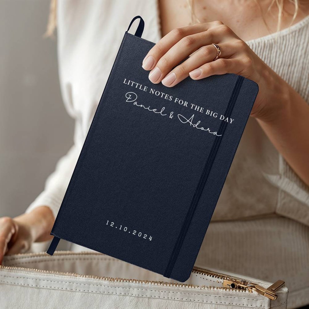 Little Notes for the Big Day Personalized Wedding Notebook, Wedding ...