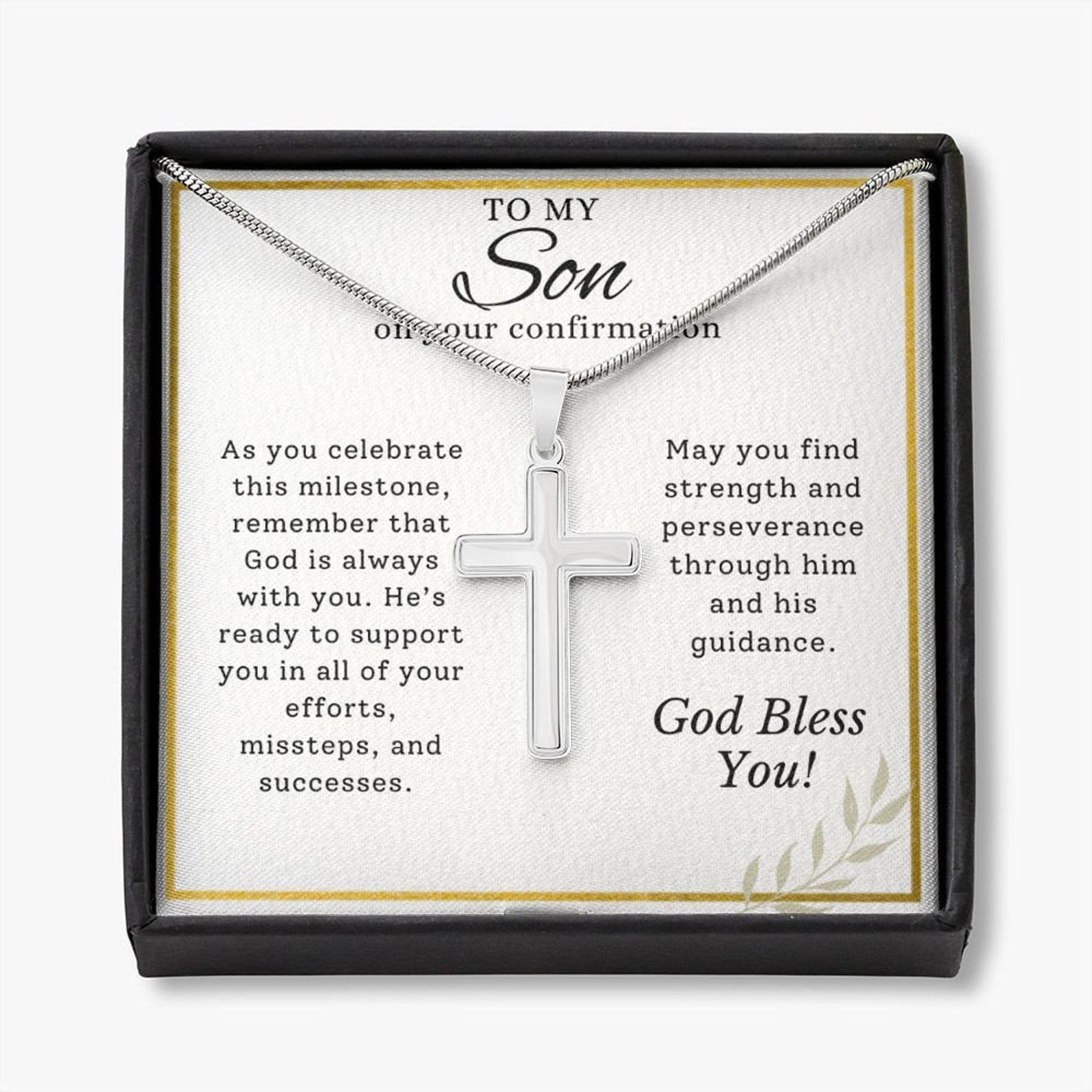 Personalized Confirmation Gifts for Son Confirmation Cross - Etsy