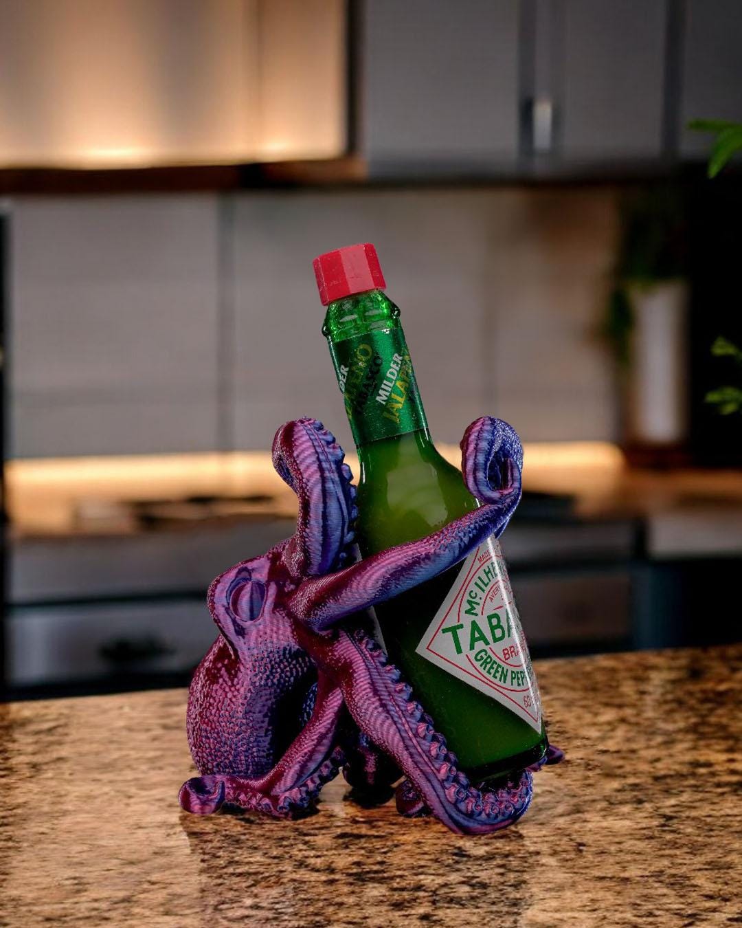 Hot Sauce Stand - 3D Printed Hot Sauce Holder - Different Designs ...