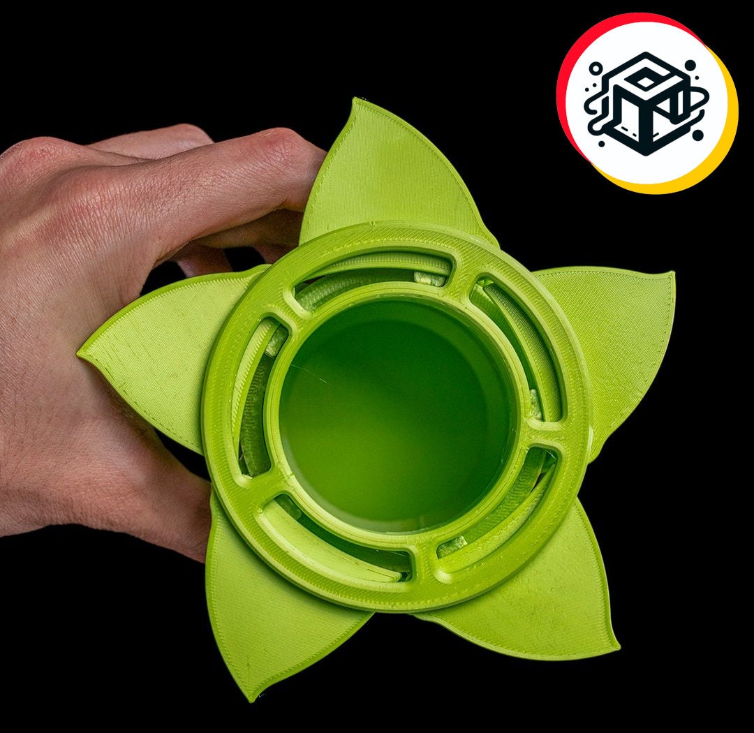 3D Printed Geared Iris Box - Etsy