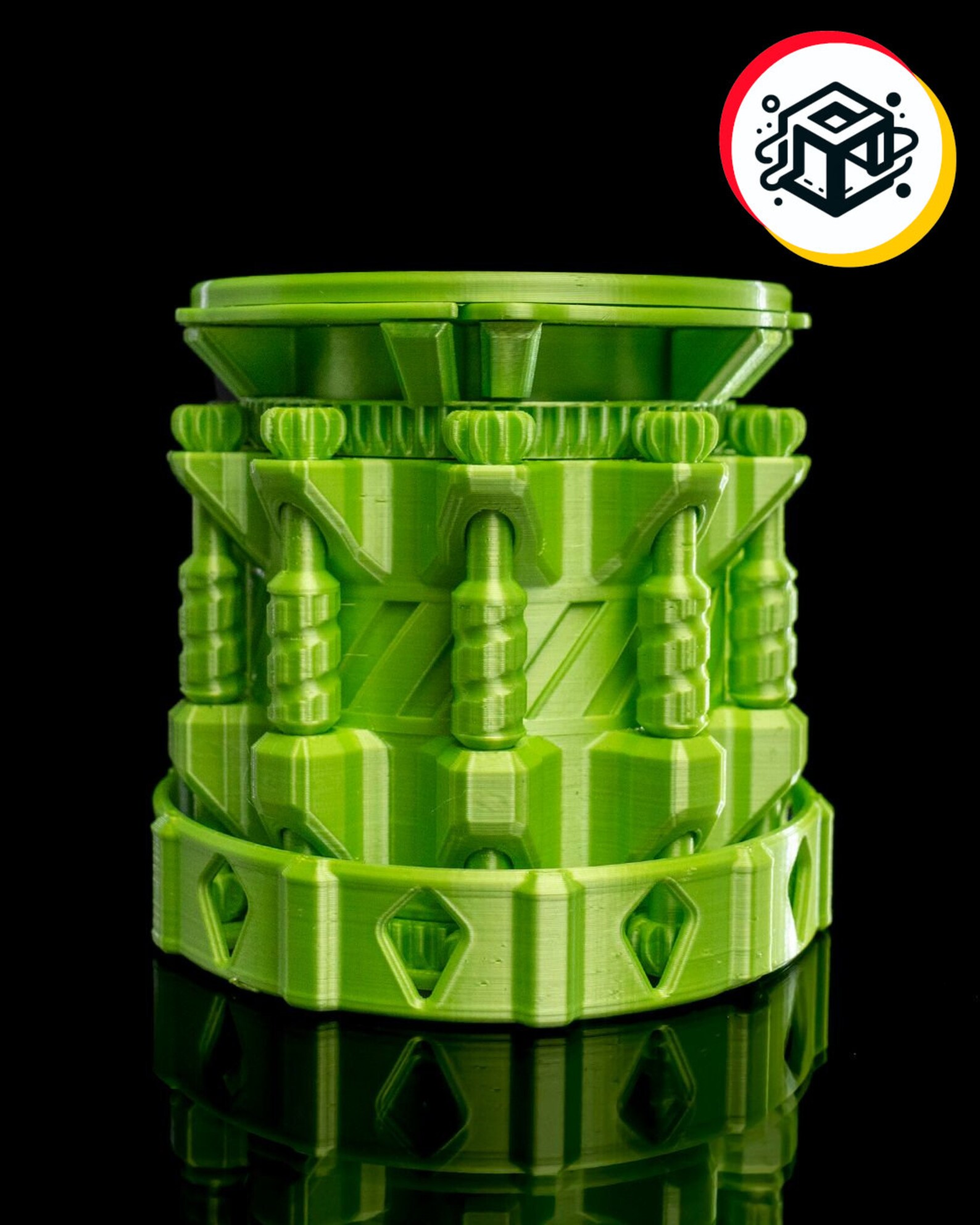 3D Printed Geared Iris Box - Etsy