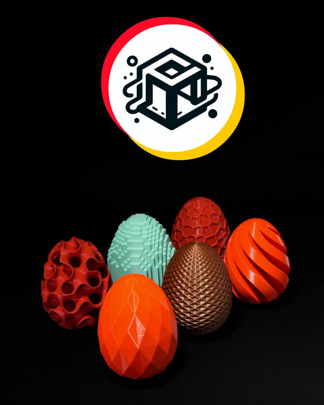 3D Printed Easter Egg - Various Options - Etsy