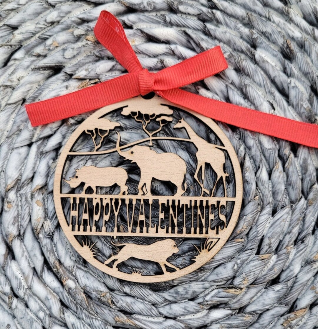 Happy Birthday Gift Tag African Theme Handmade Wooden African Gift Tag ...