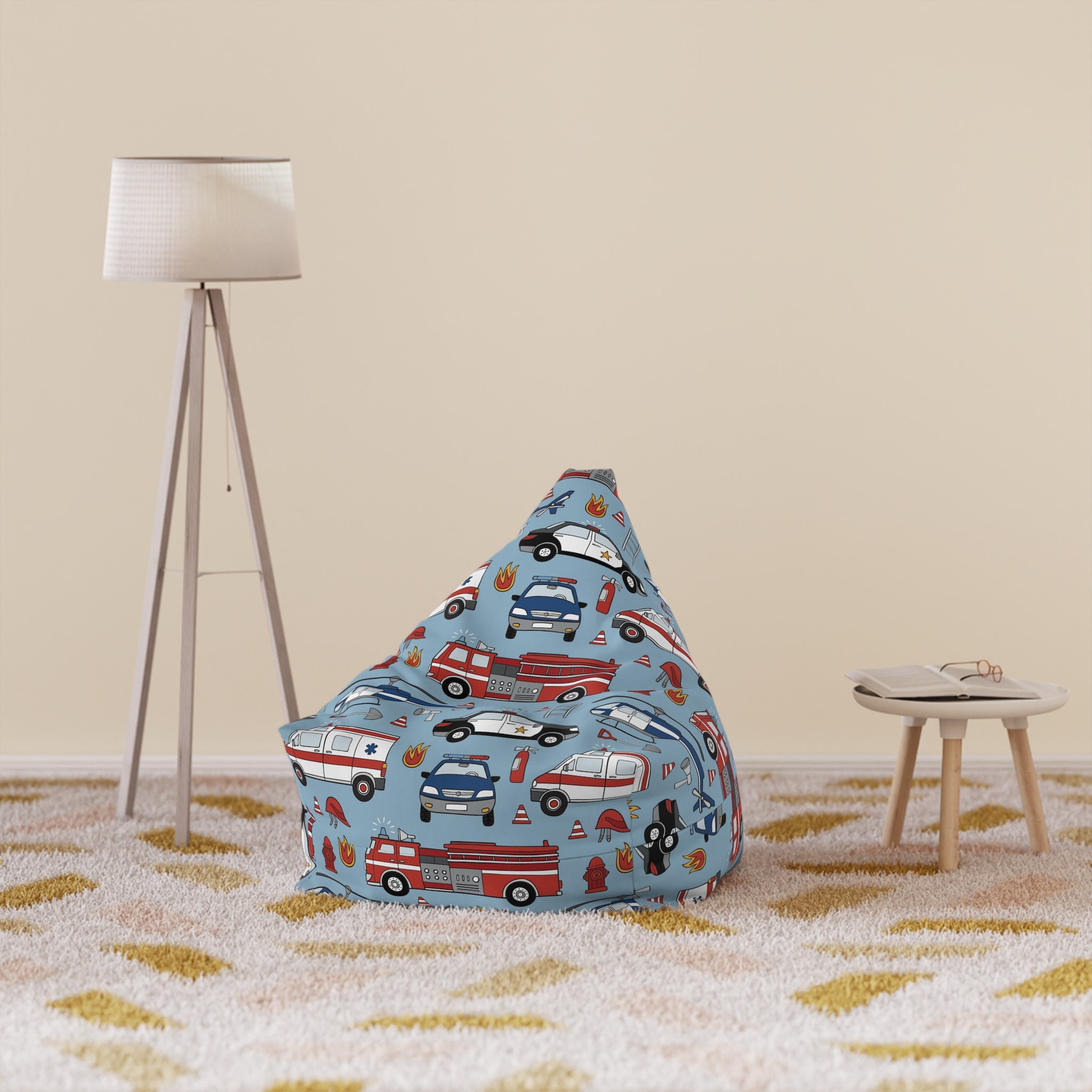 Fire Truck, Police, Ambulance, First Responders Bean Bag Kids Bean Bag ...