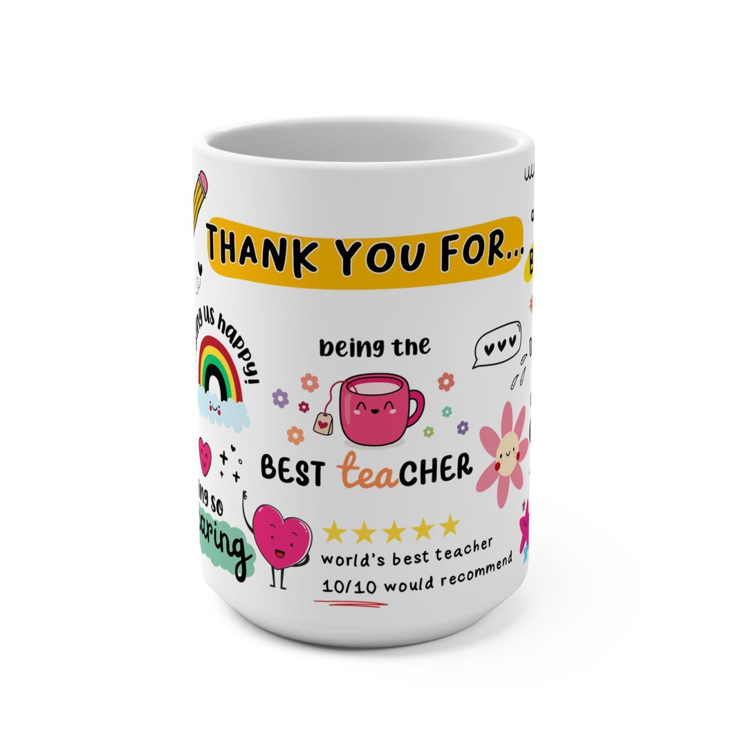 Inspirational Teacher Mug | Best Teacher Gift | Thank You Coffee Cup ...