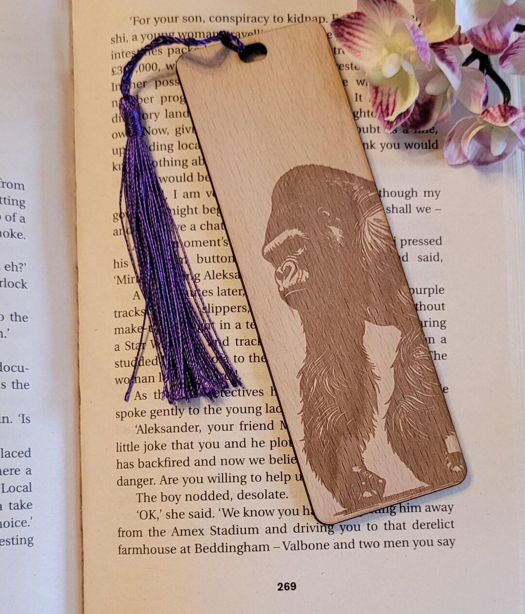 Gorilla, African Safari, African Nature Custom Book Wooden Personalized ...