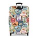 Travel the World Designed Luggage Cover Modern Luggage Protector ...