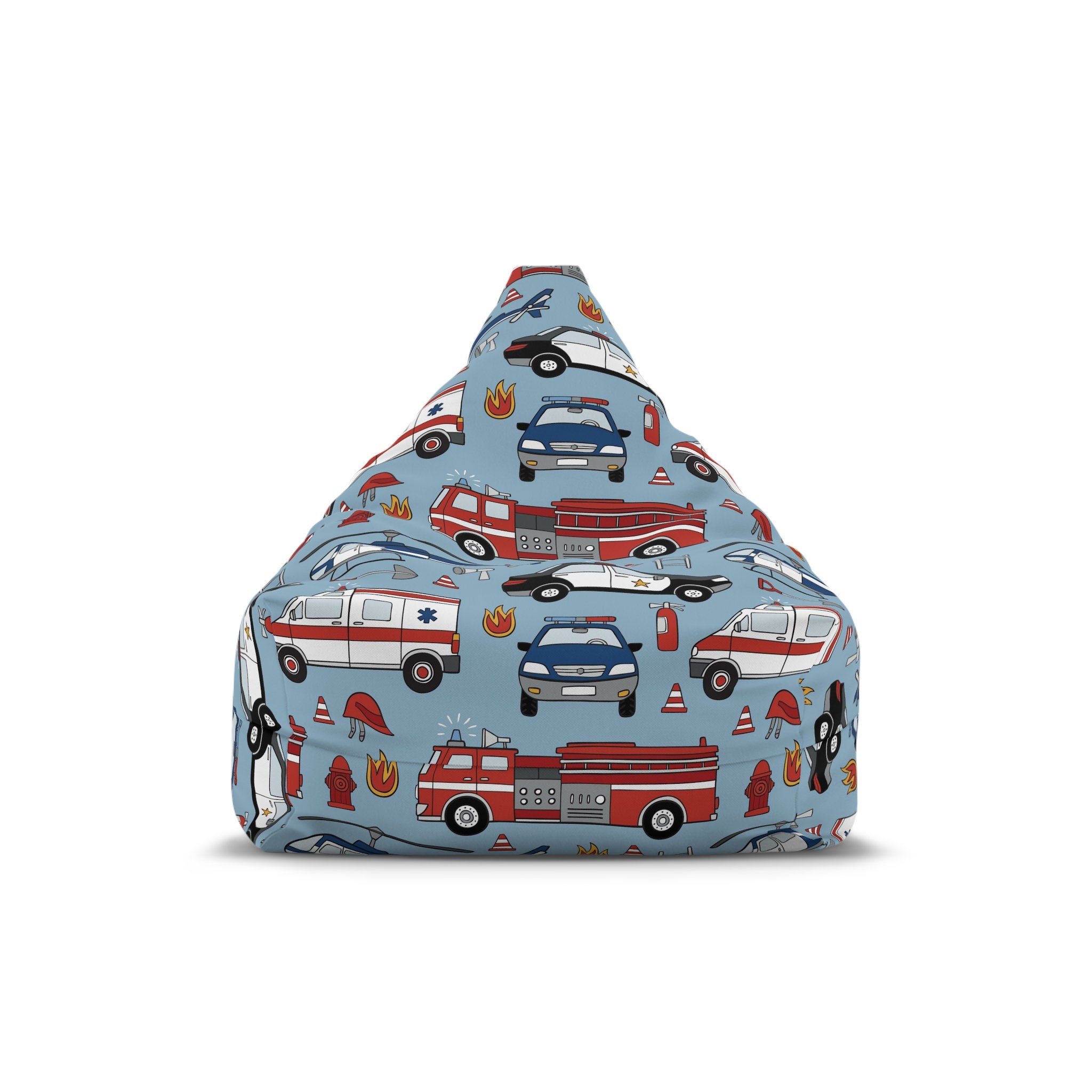 Fire Truck, Police, Ambulance, First Responders Bean Bag Kids Bean Bag ...