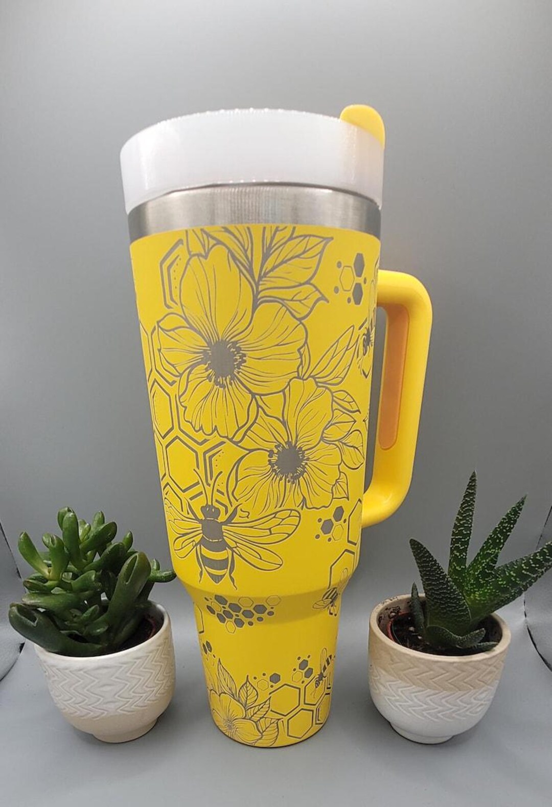 Bumble Bees, Honey Bee Engraved 40oz Double Wall Insulated Tumbler With ...