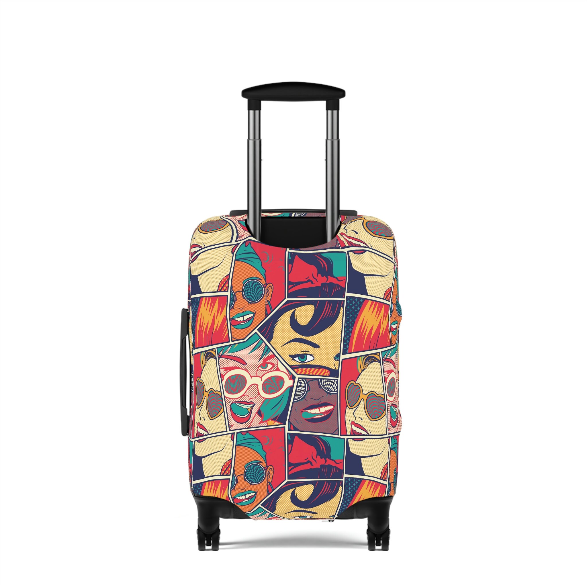 Retro Pop Art Comic Strip Hippy Custom Designed Luggage Cover Modern ...