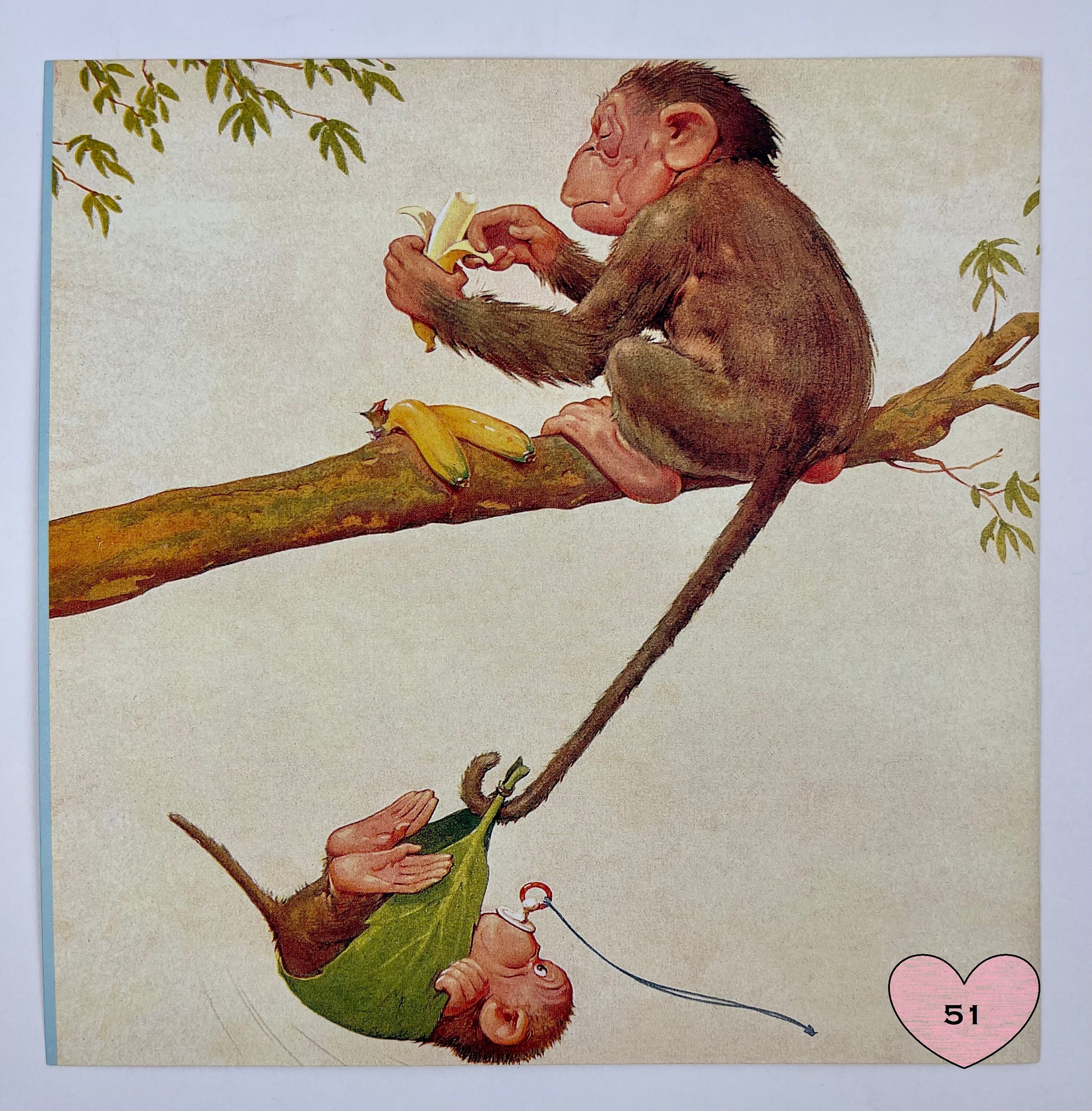 Vintage Children's Storybook Print 6x6 Square - Etsy