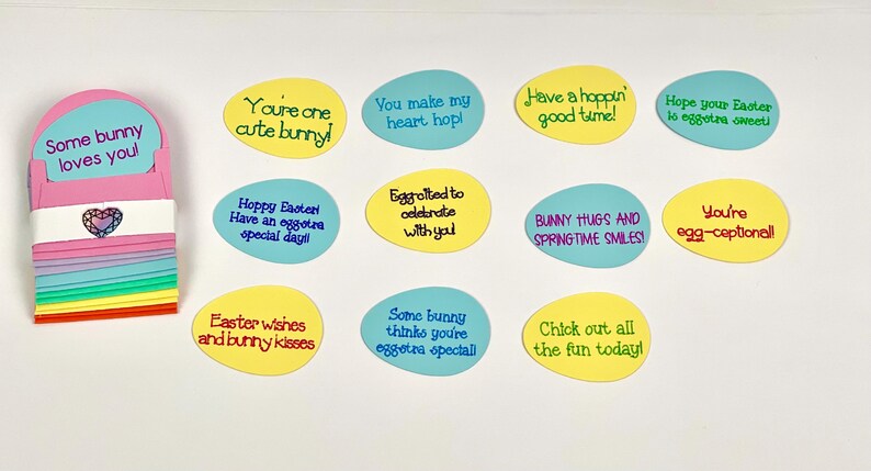 Mini Love Notes With Envelopes and Heart Stickers, Pre-filled ...