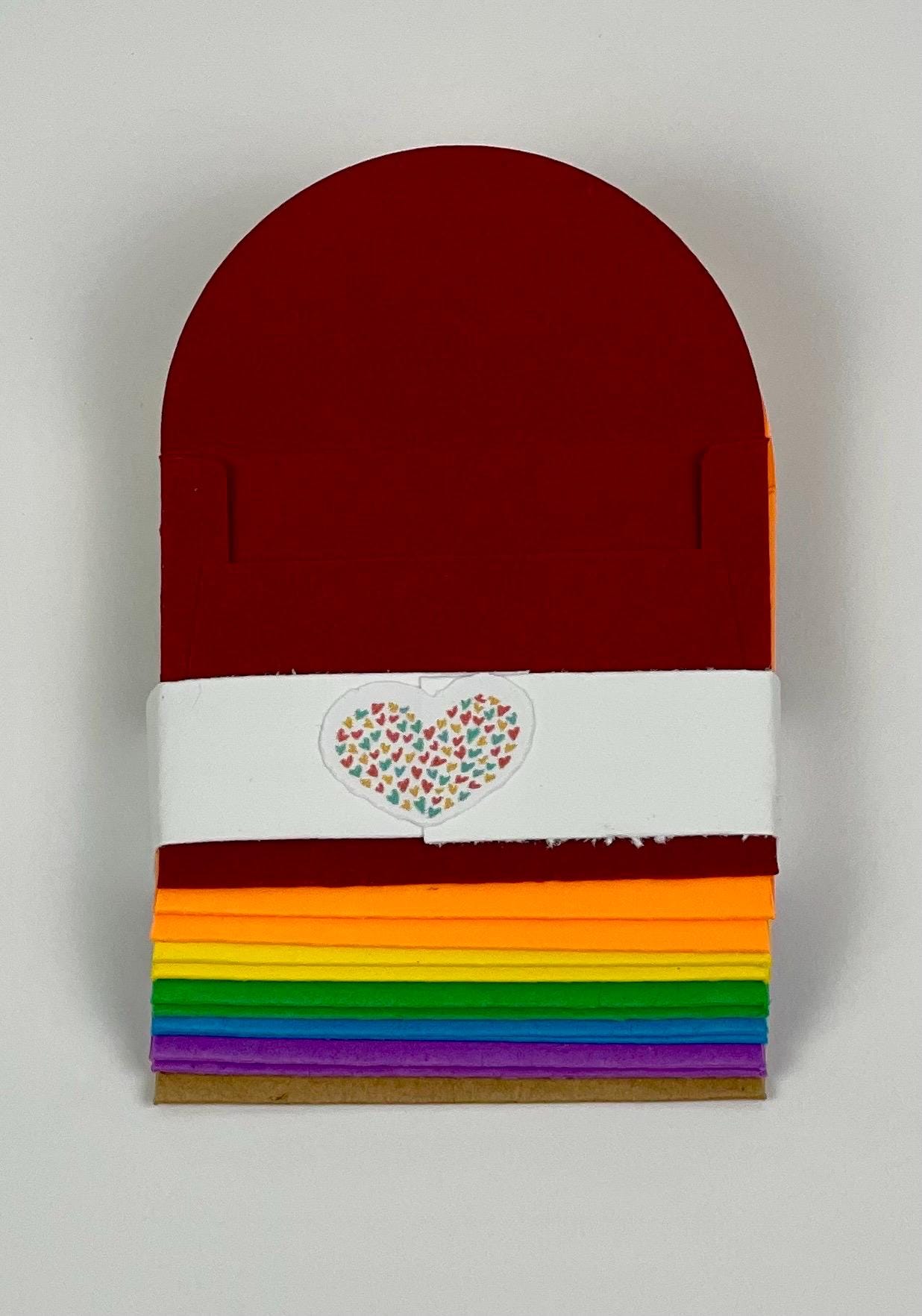 Mini Love Notes With Envelopes and Heart Stickers, Pre-filled ...