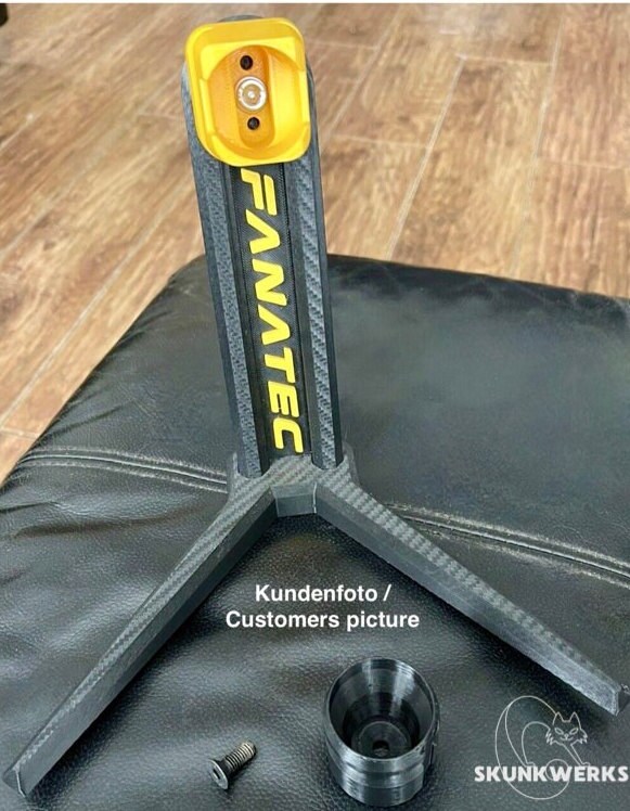 Fanatec QR2 Holder V2 for Rig / Wheel Stand / Wall Mounting Wheel Mount ...