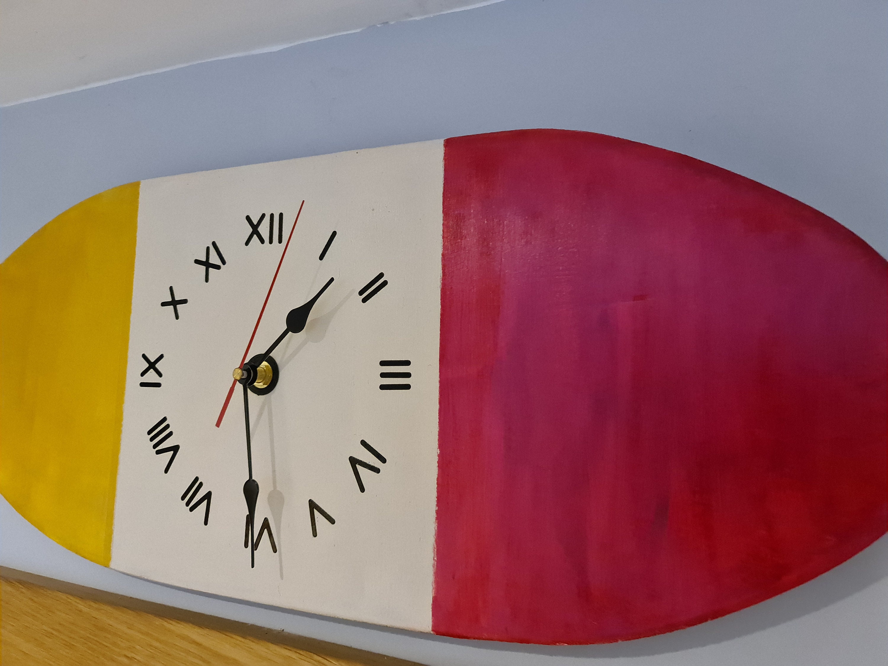 Surfboard Wall Clock - Etsy