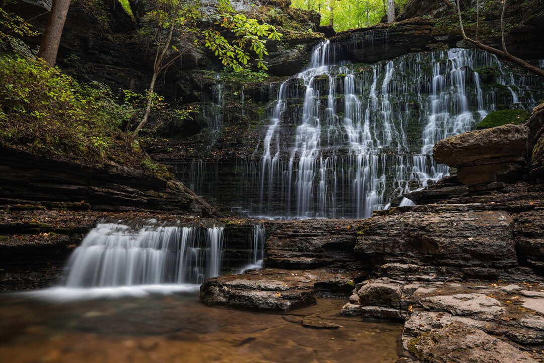 Waterfall Photography of Hidden Waterfall - Etsy