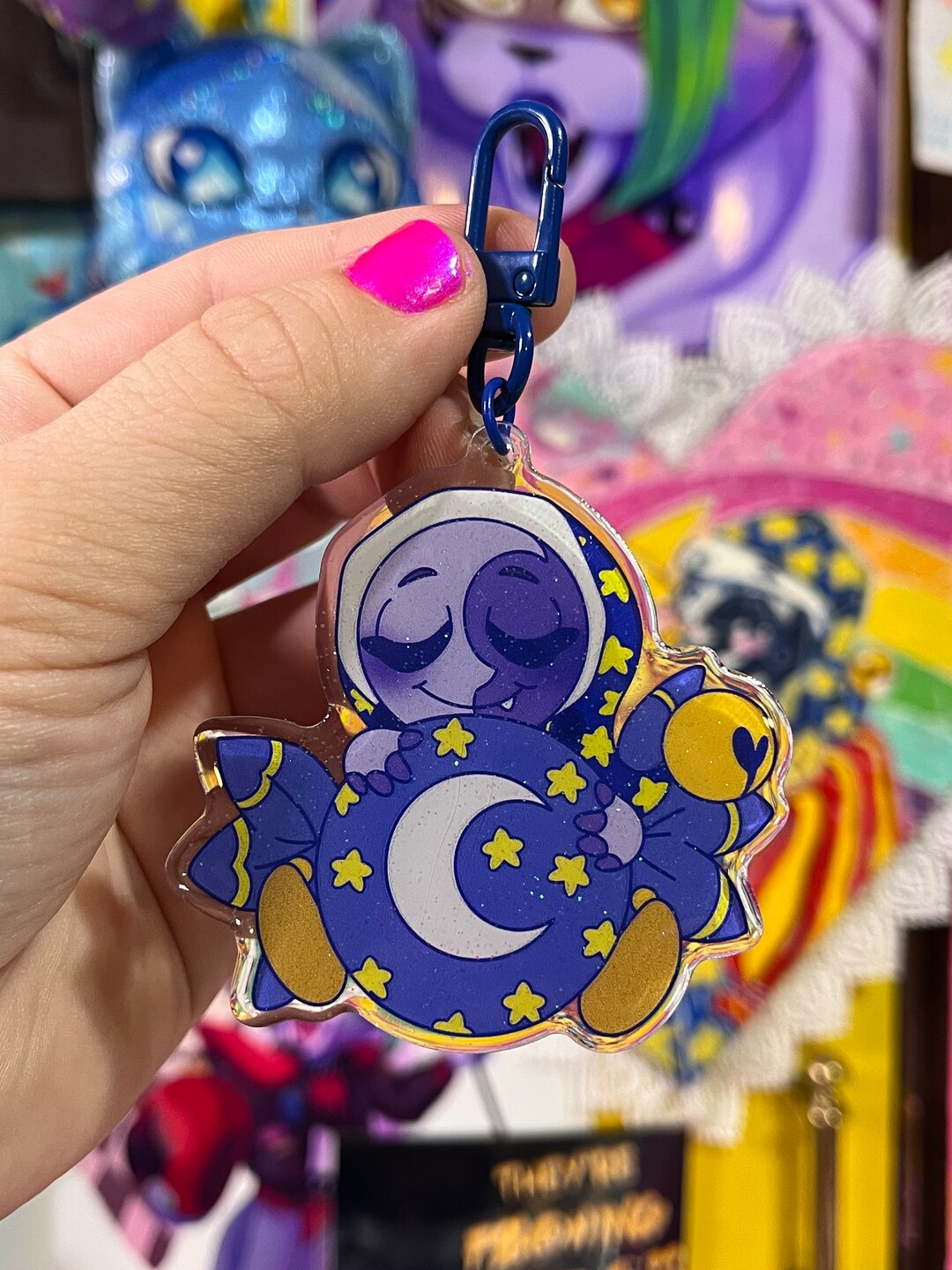 Sun&moon Candy Keychains - Etsy