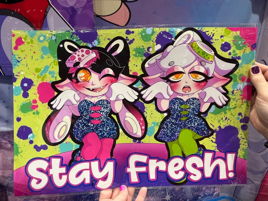 Callie & Marie Splatoon Print - Etsy