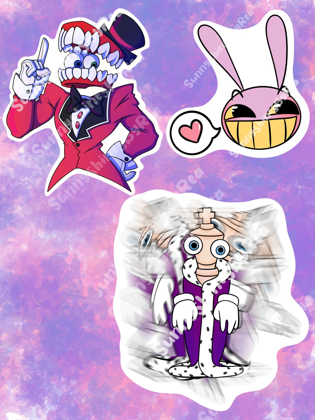 The Amazing Digital Circus Stickers - Etsy