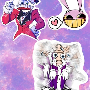 The Amazing Digital Circus Stickers - Etsy