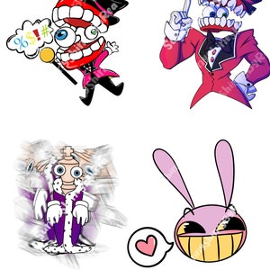 The Amazing Digital Circus Stickers - Etsy