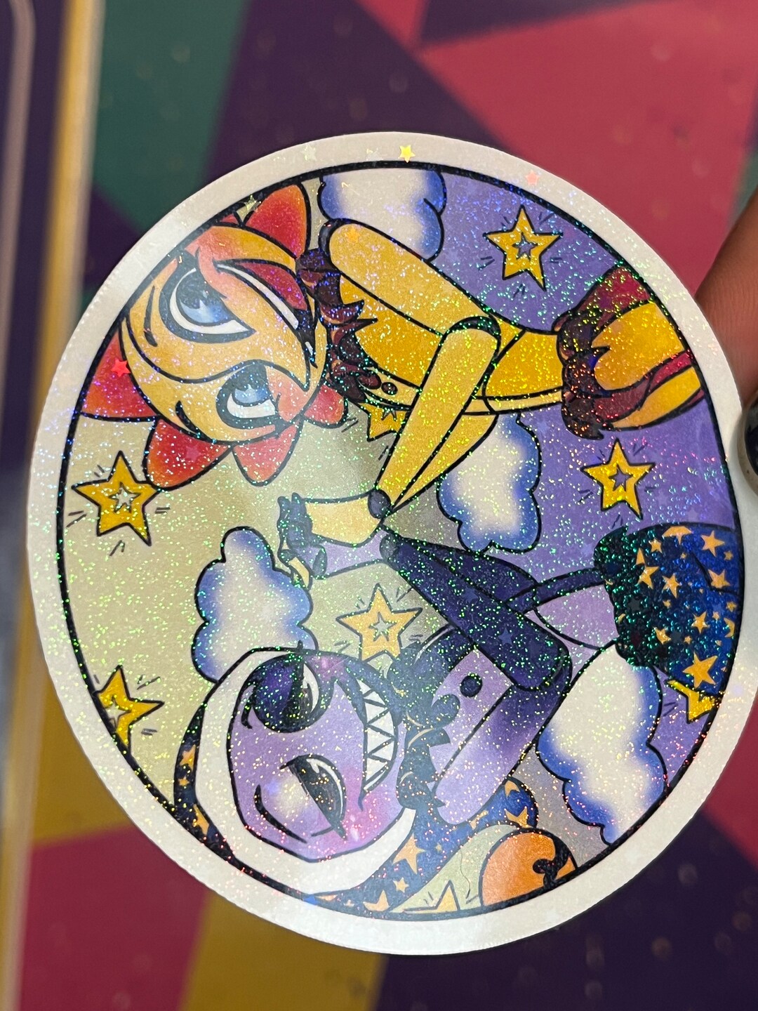 Holo Sun&moon Stickers - Etsy