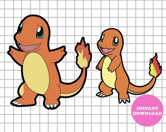 Charmander Svg - Etsy