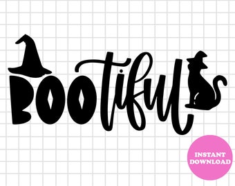 Bootiful Cut File - Etsy