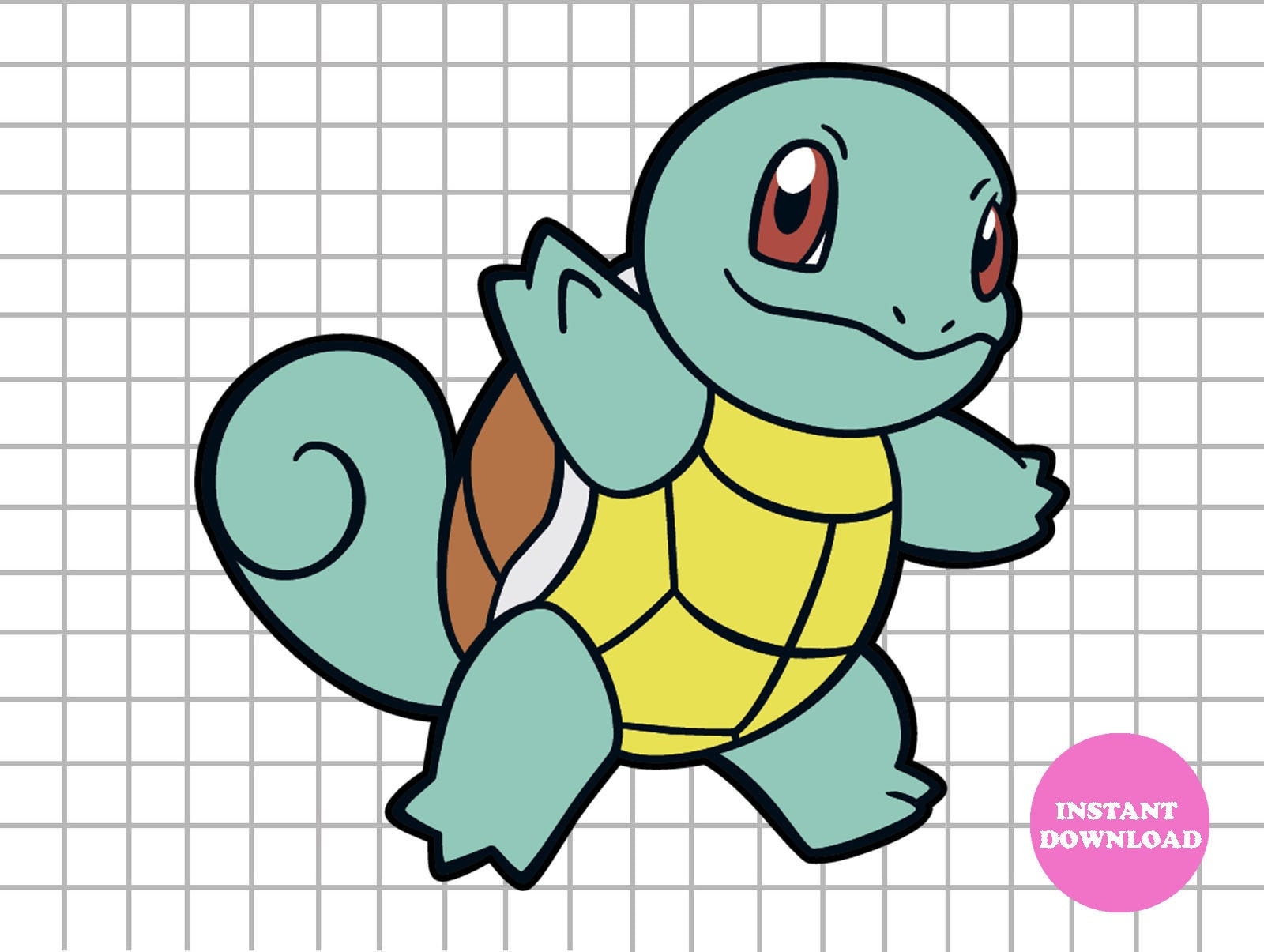 Pokemon Squirtle Svg