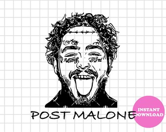 Post Malone Svg - Etsy UK