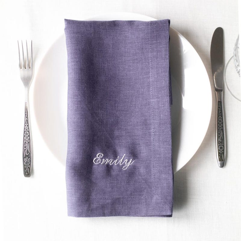 Lavender Napkins - Etsy