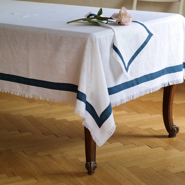 Large Linen Tablecloth - Etsy