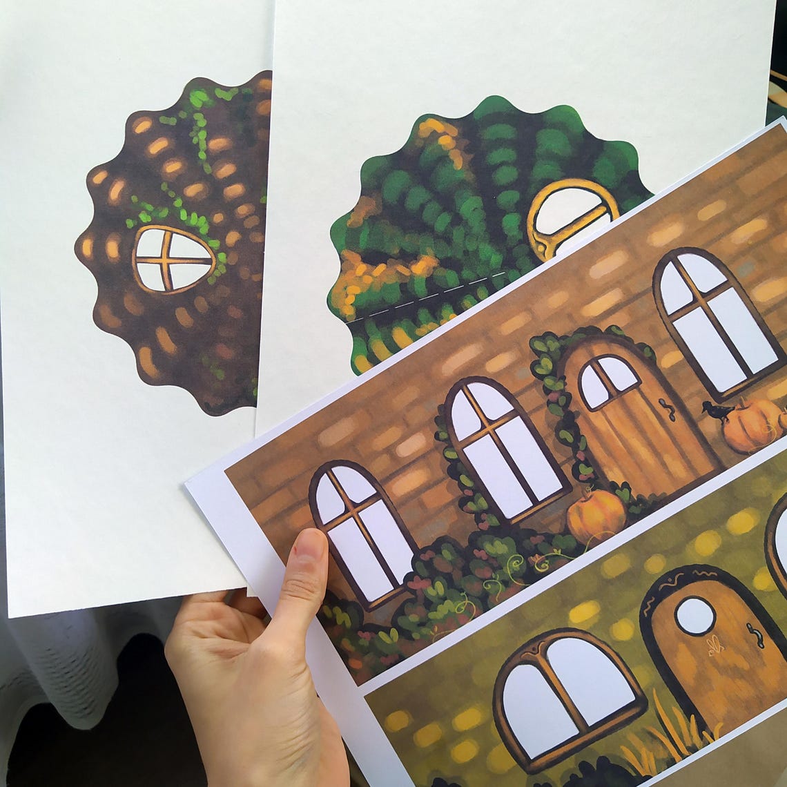 Printable Paper House Lantern/ Miniature Paper House Decoration for ...