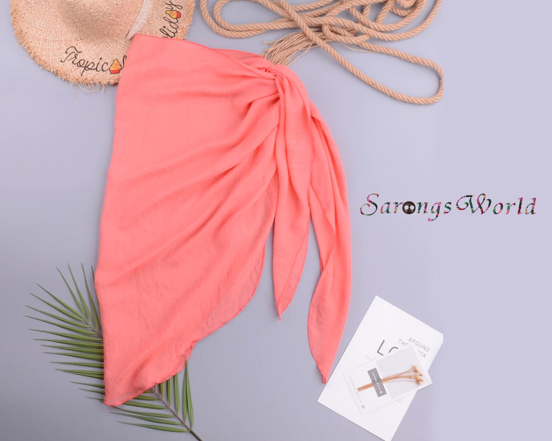 Custom Beach Cover Up,personalize Beach Sarong,beach Party Wear ...