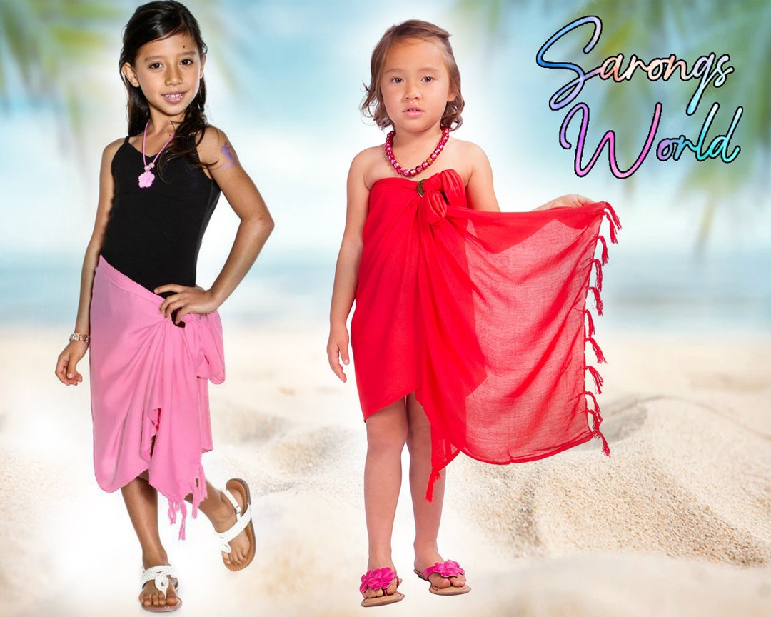 Kids Sarong Bridal Sarongs Bride Tribe Cover up Customized Sarongs ...
