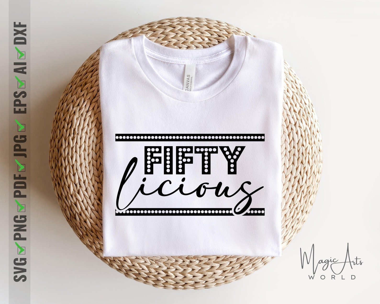 50 and Fabulous Svg Png 50th Birthday Svg Fifty Birthday - Etsy