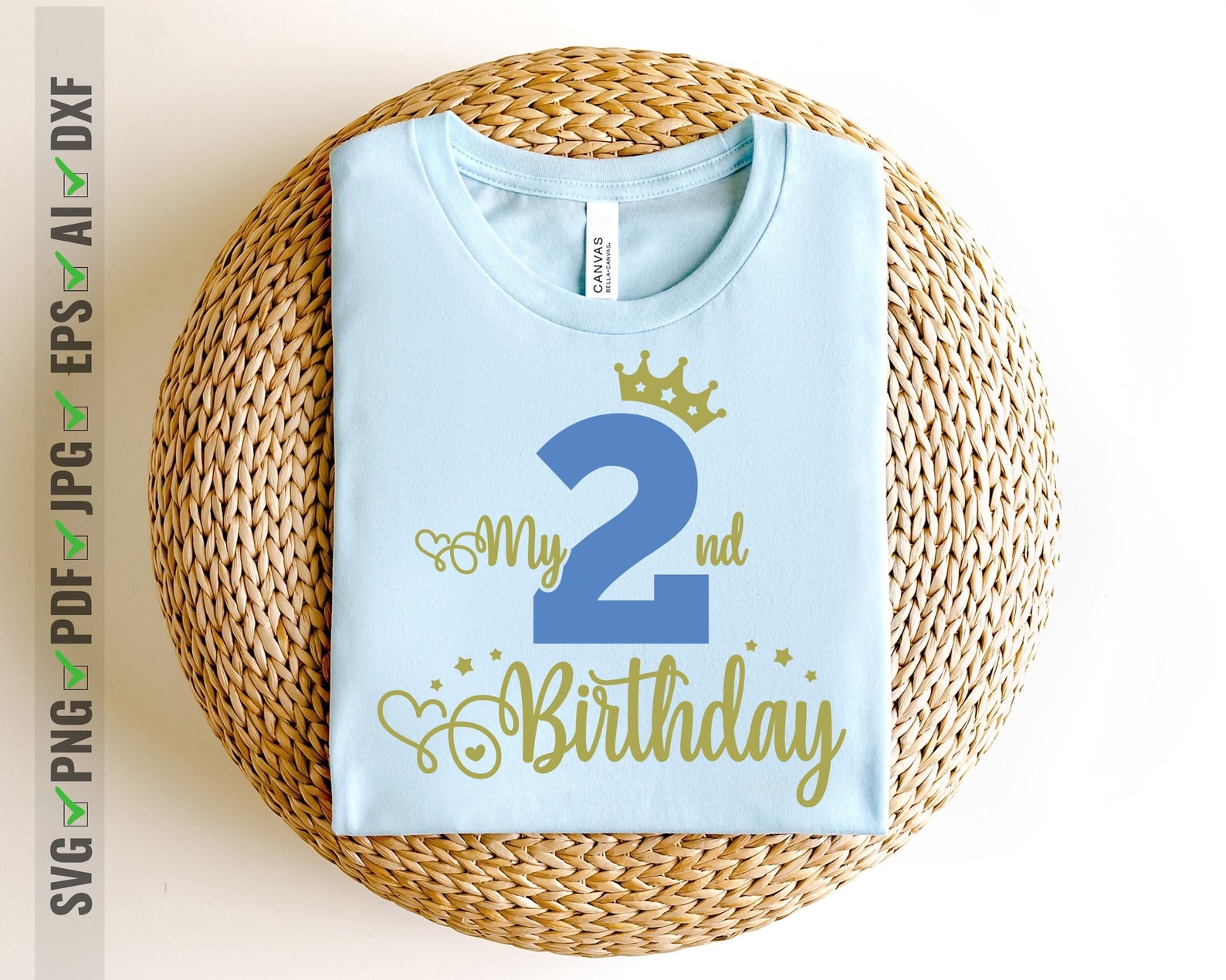 Second Birthday Svg Png, 2nd Birthday Svg, Birthday Svg, It's My ...
