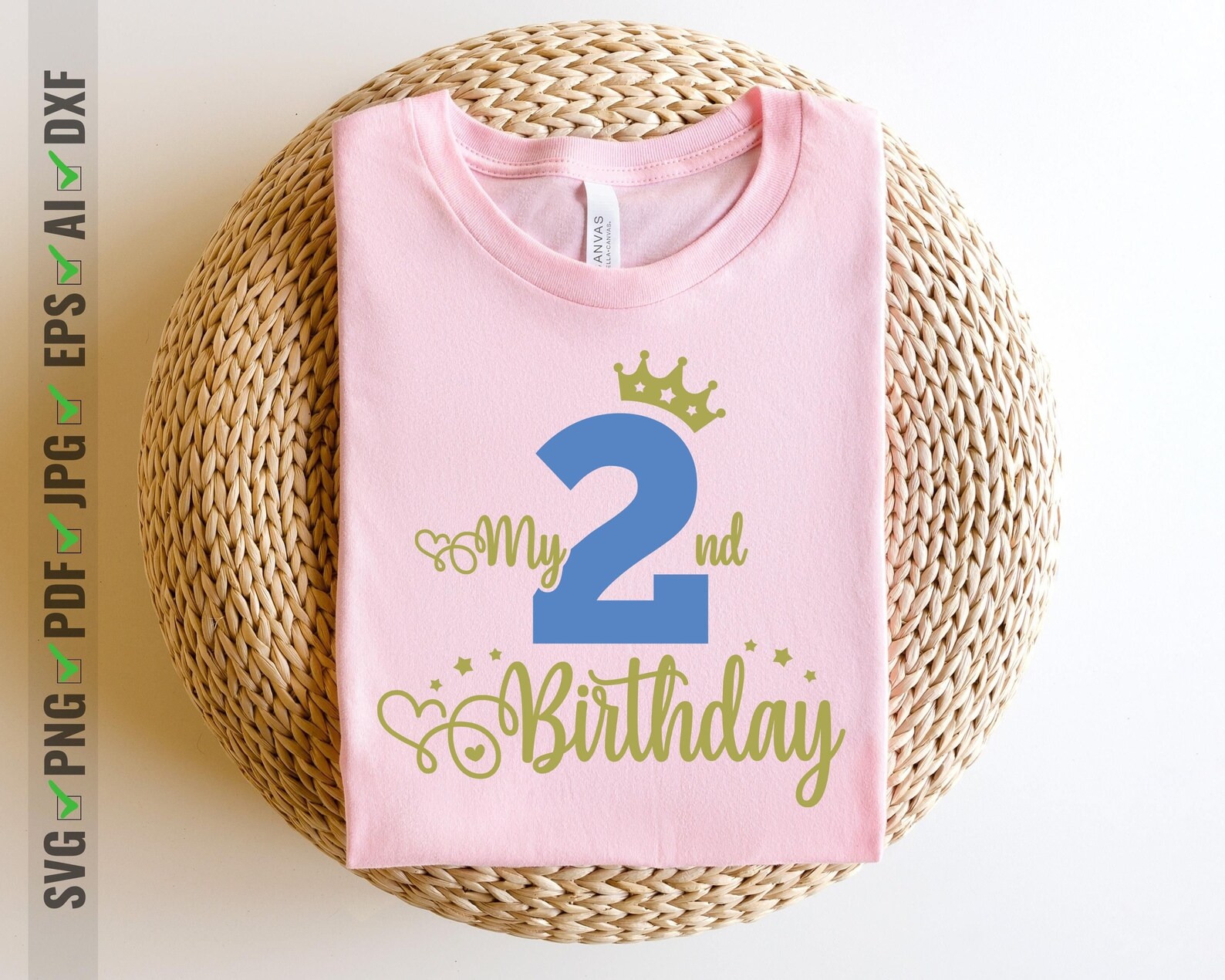 Second Birthday Svg Png, 2nd Birthday Svg, Birthday Svg, It's My ...