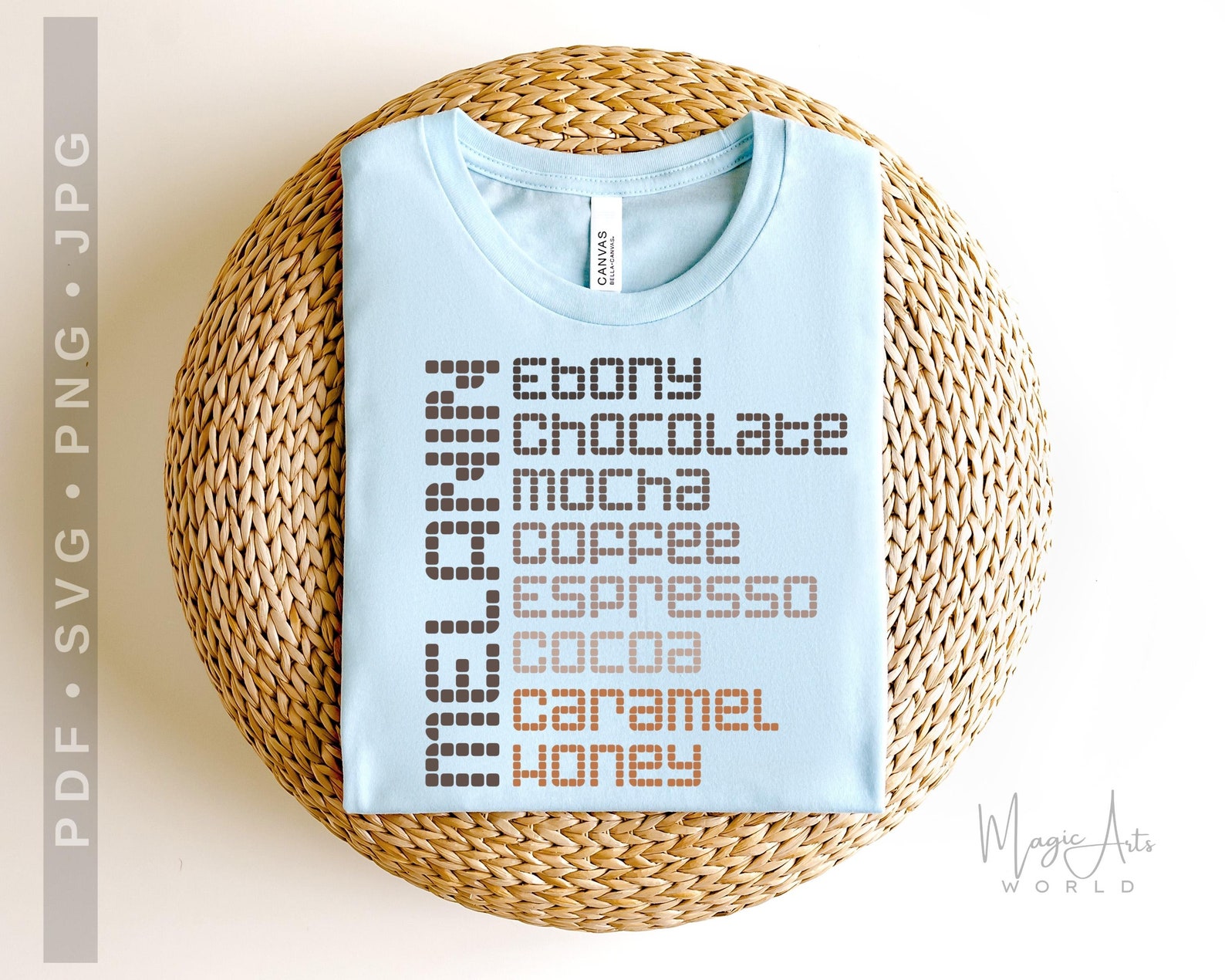 Melanin Svg Many Shades of Brown Svg Ethnic Cricut Melanin - Etsy