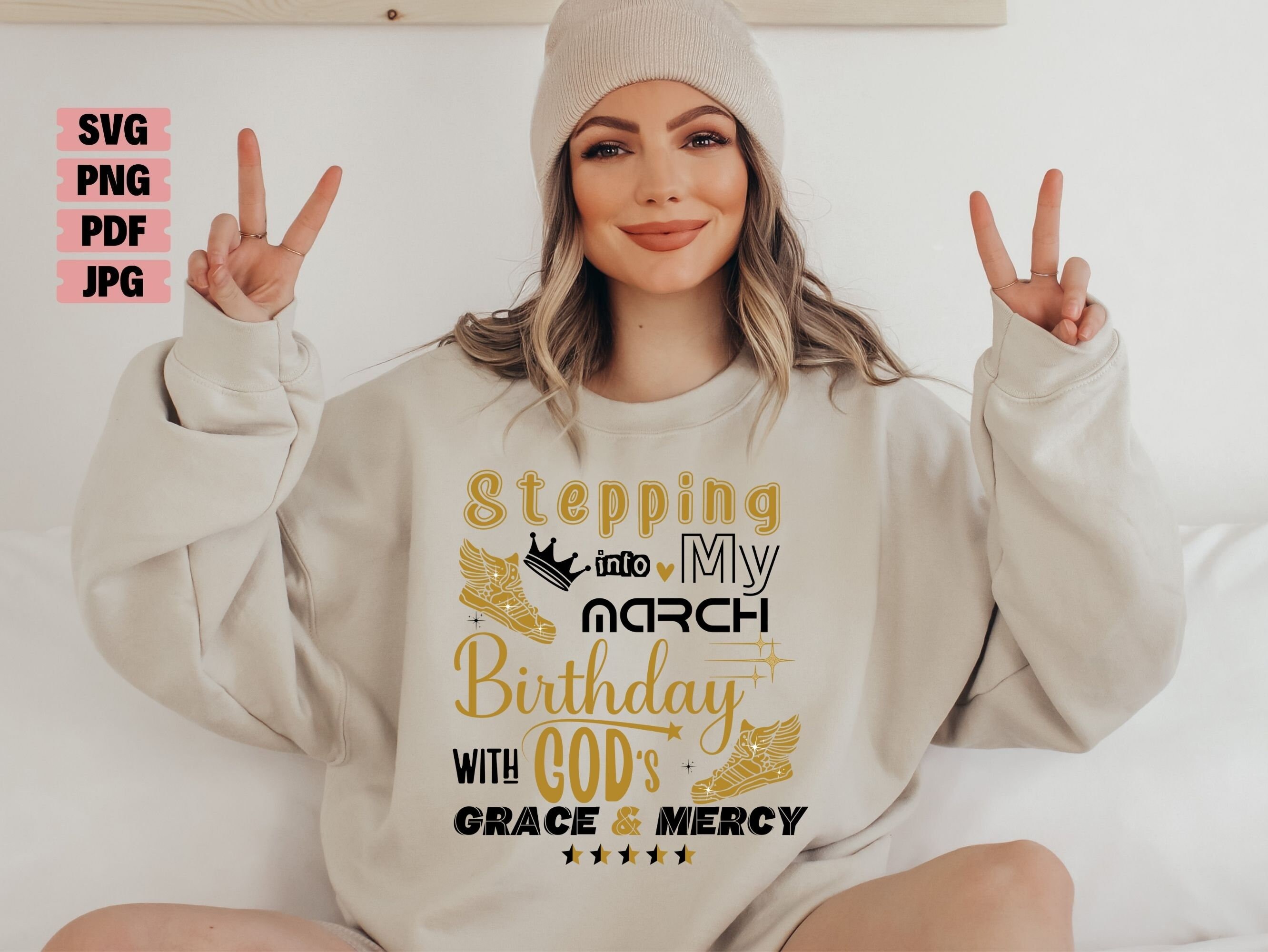 Stepping Into My Birthday Svg February Queen Svg March - Etsy