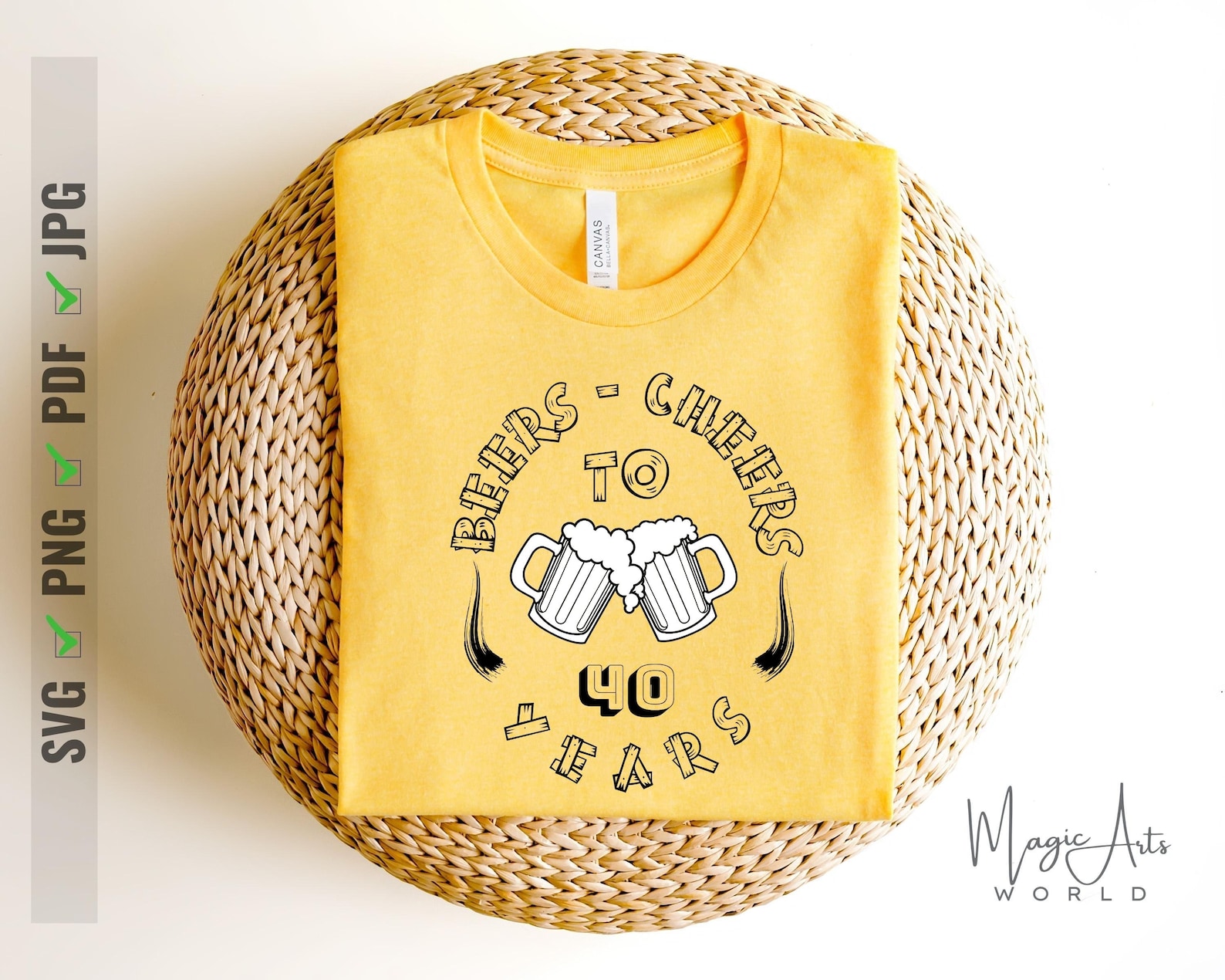 40th Birthday Svg, Beer Birthday Svg, 40 Years Birthday, Forty Years ...