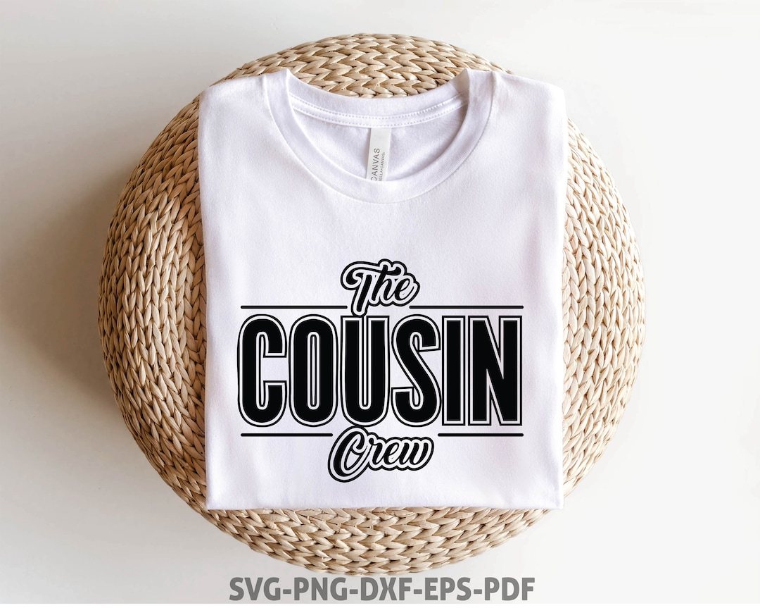 Cousin Crew Retro Svg Png: Matching Family Shirt (digital Download) - Etsy