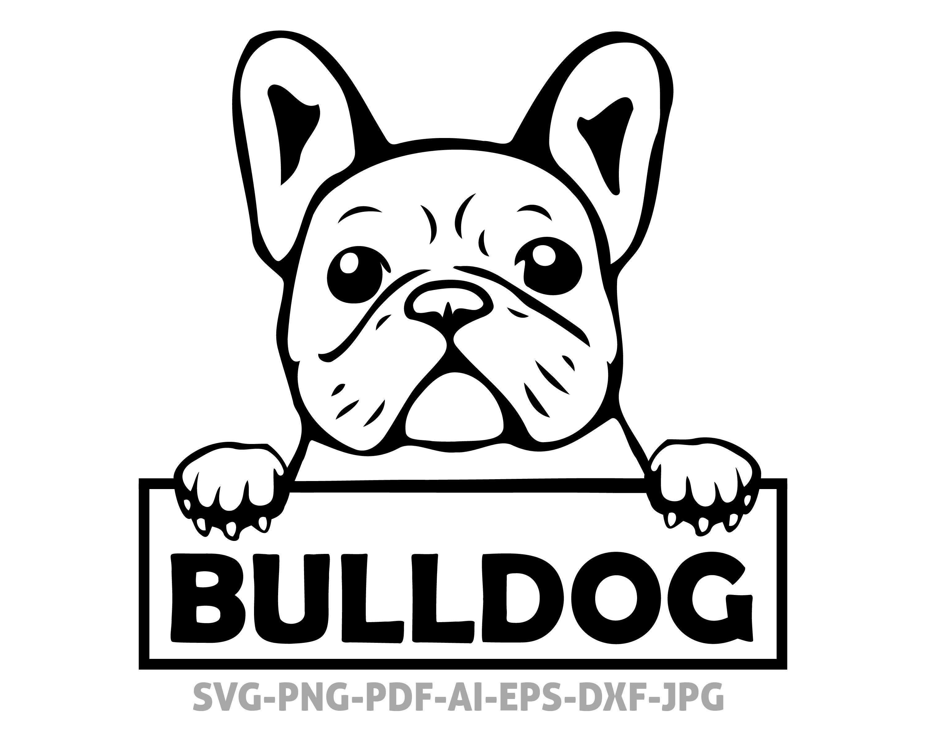 Bulldog Svg Png BUNDLE Bulldog Face Svg Bulldog Head Svg - Etsy